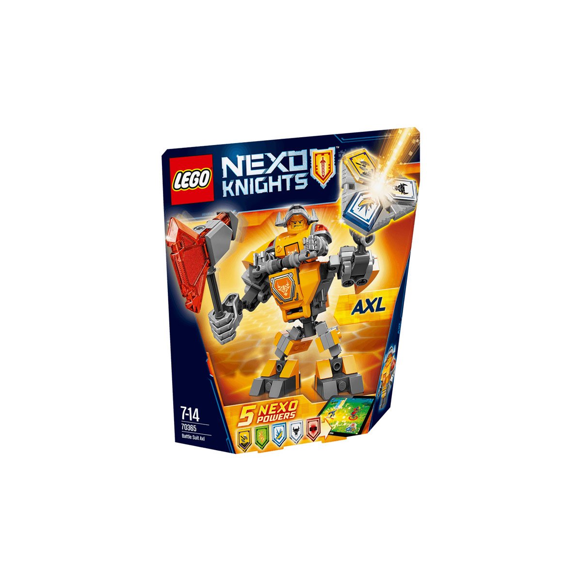 Axl con Armadura de Combate Lego