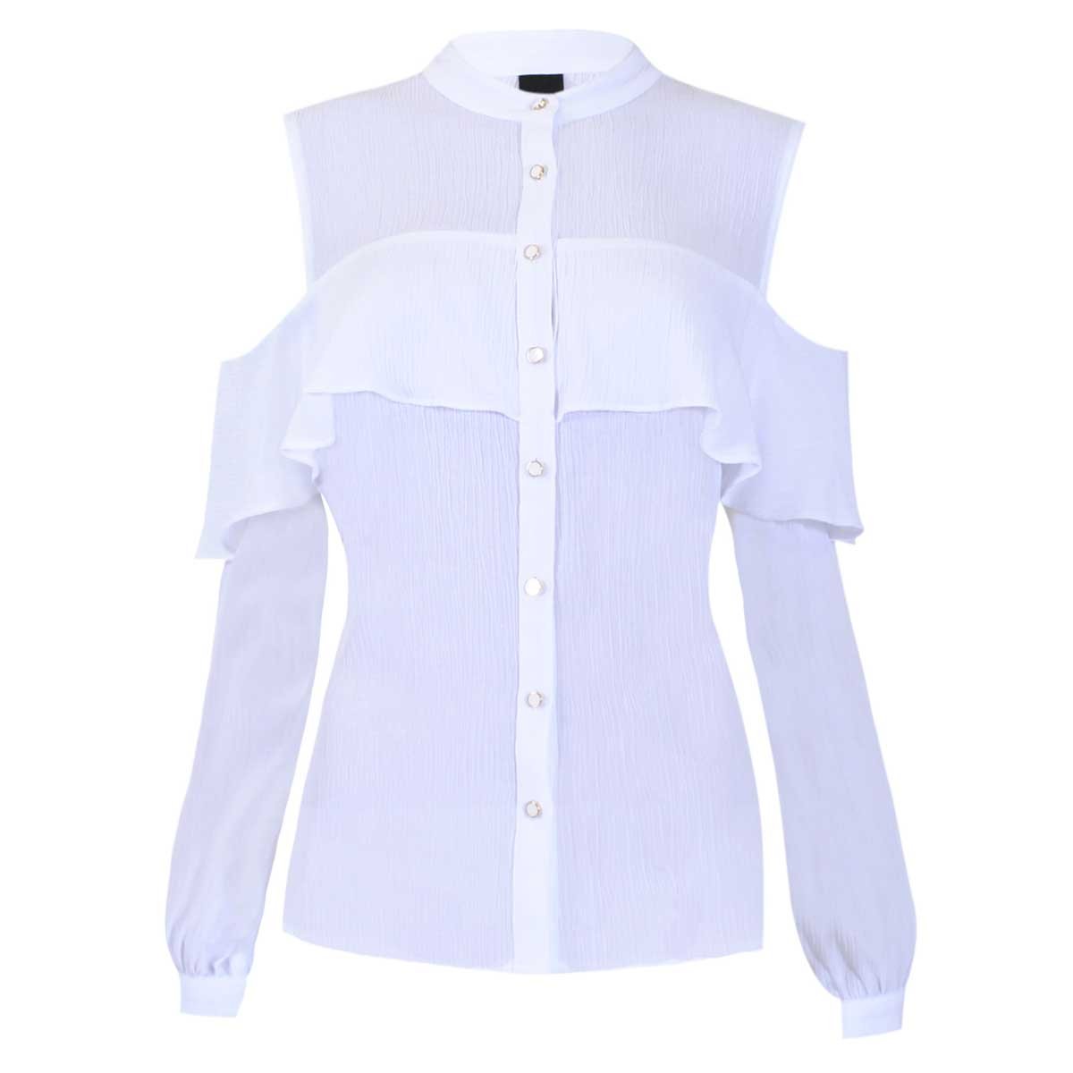 Blusa con Olan en Pecho Yes