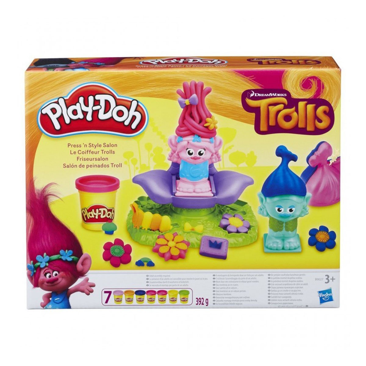 Play Doh Trolls Fuzzy Pumper Hasbro