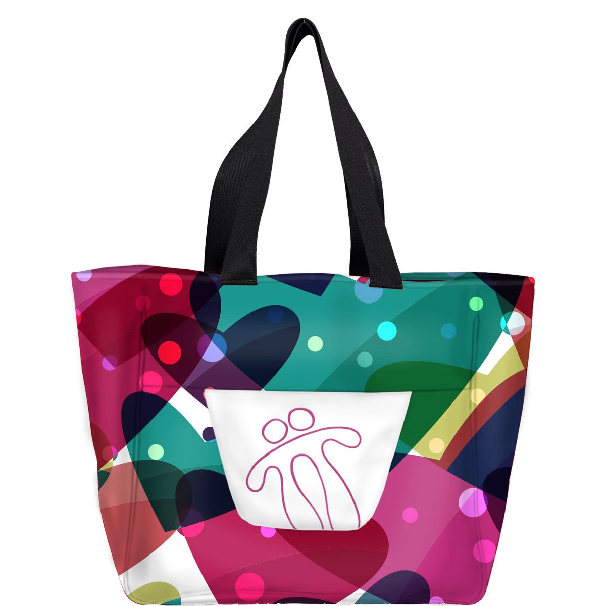 Bolso Totte Corazones de Colores Totto