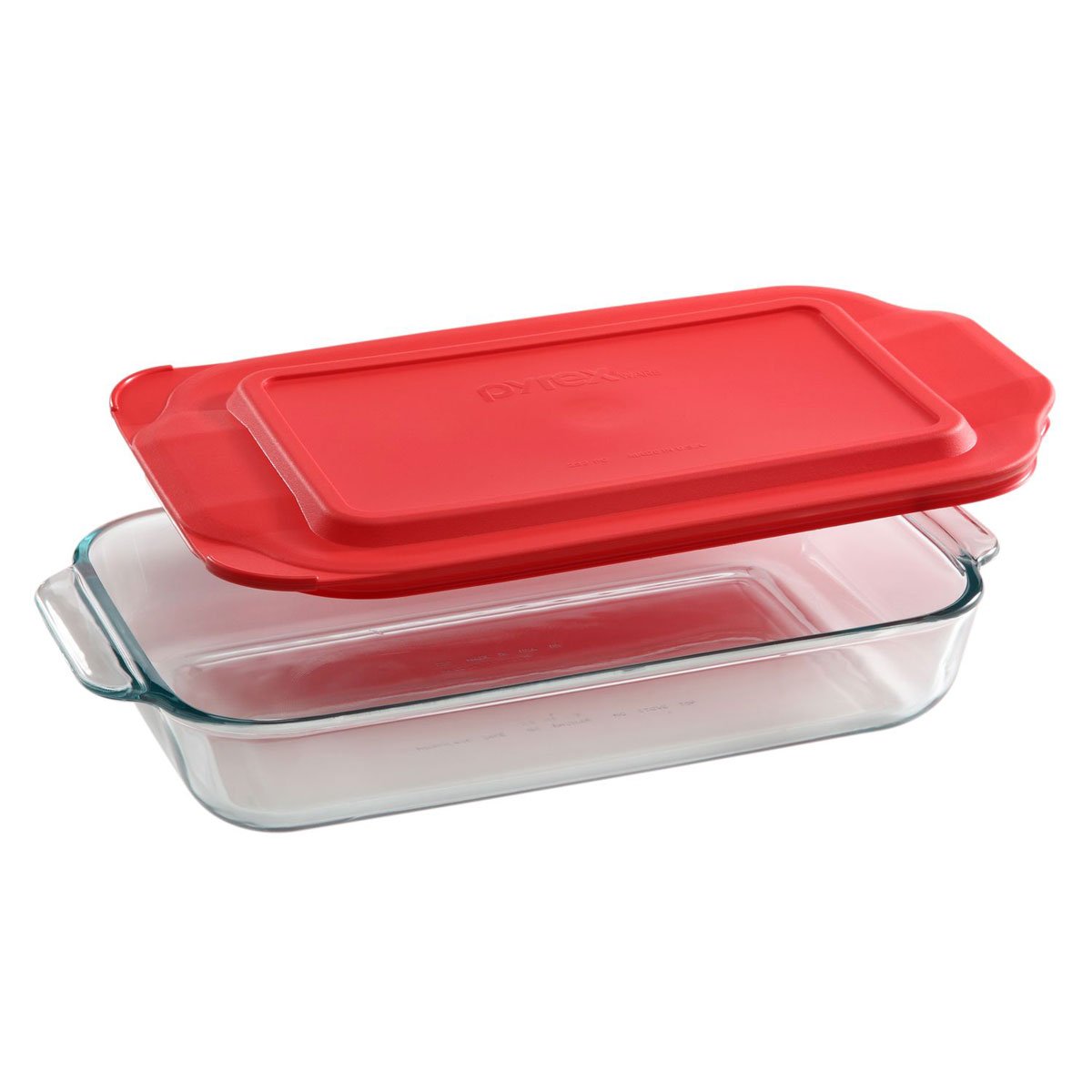 Refractario Rectangular 2 Lt Con Tapa Pyrex