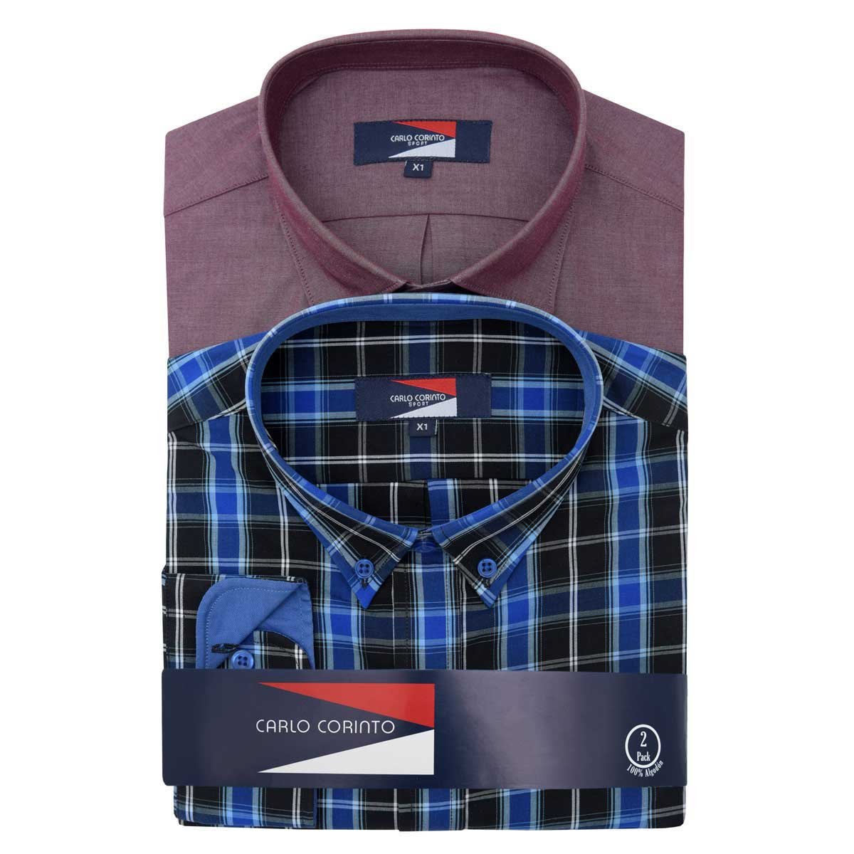 Paquete Camisas 2X1 Carlo Corinto