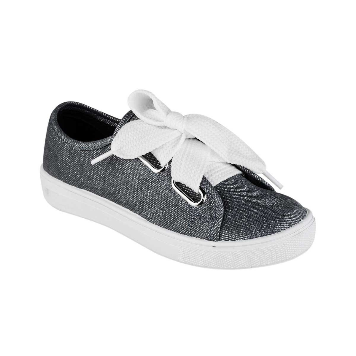 Tenis Liso con Agujeta Ancha Jeanious