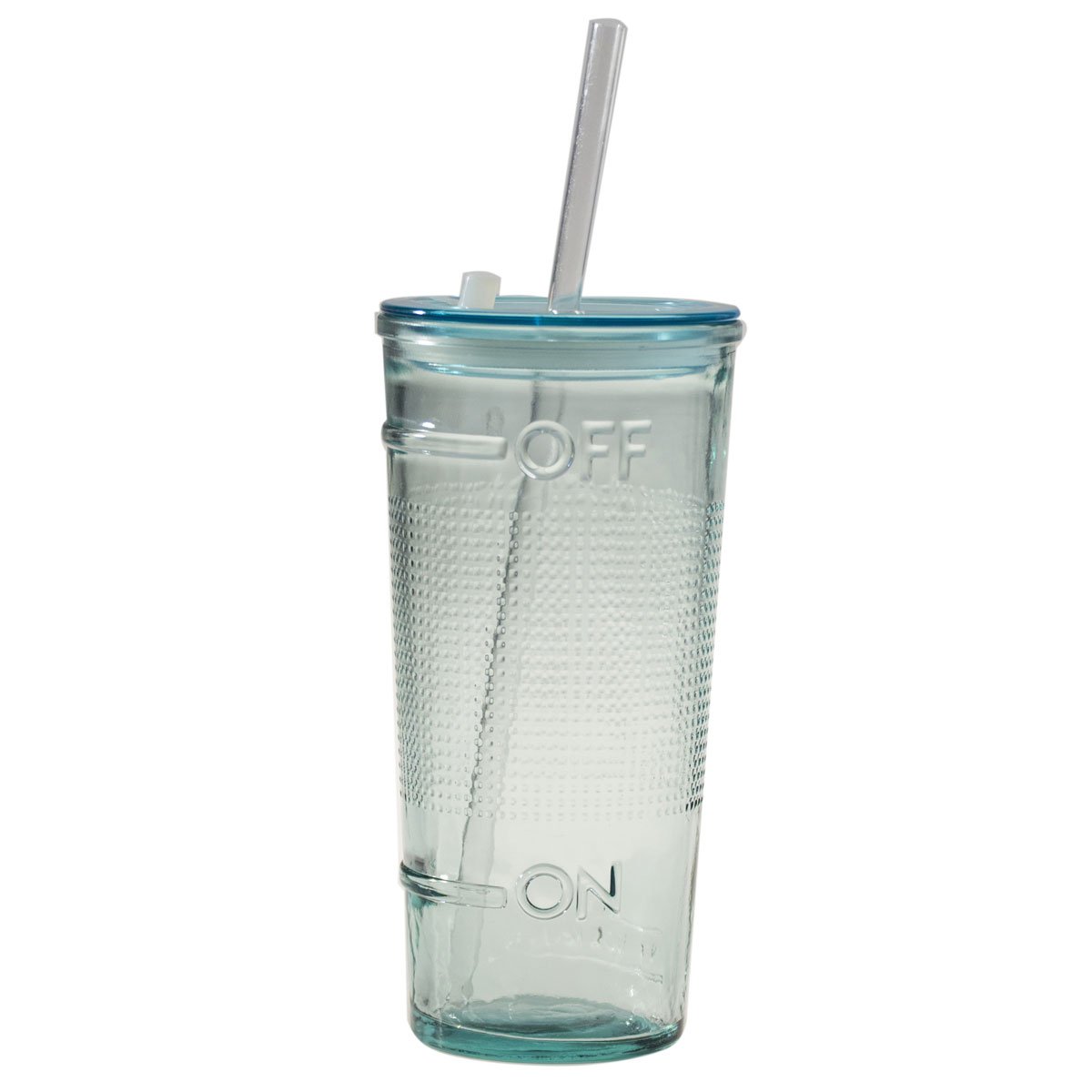 Glass To Go off And On 500 Cc con Tapa y Pajita San Miguel