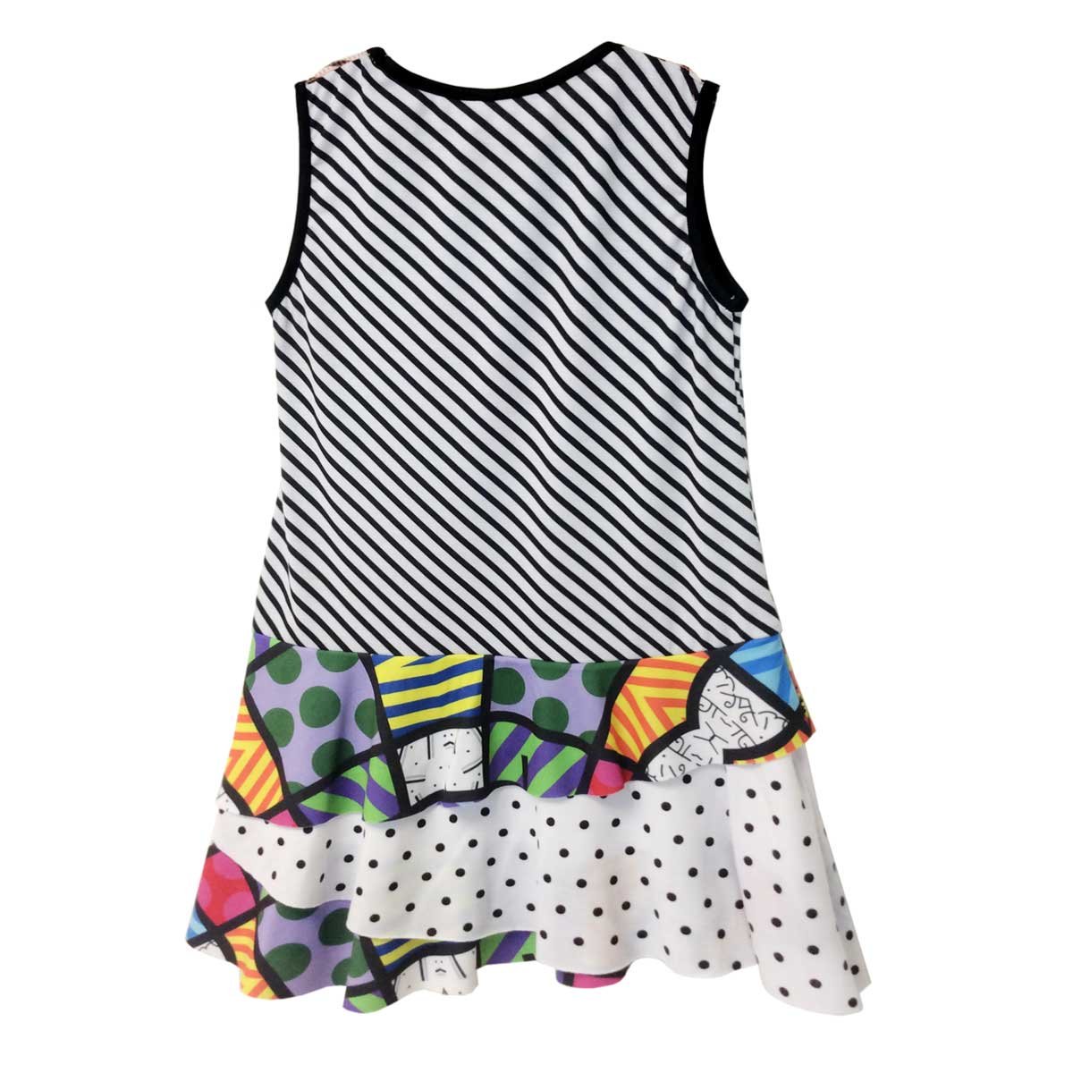 Vestido Estampado Romero Britto Girls