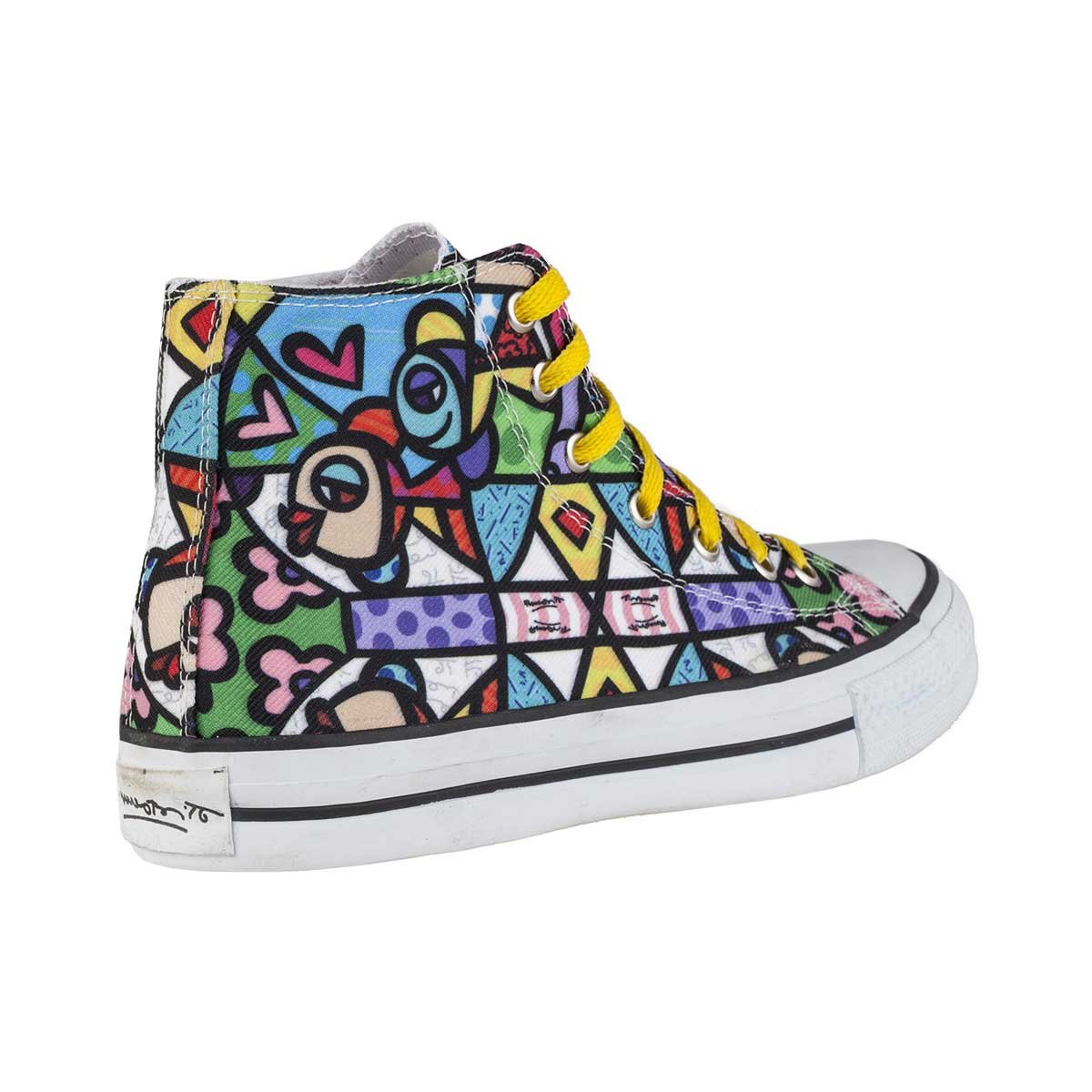 Tenis Bota Multicolor Romero Britto