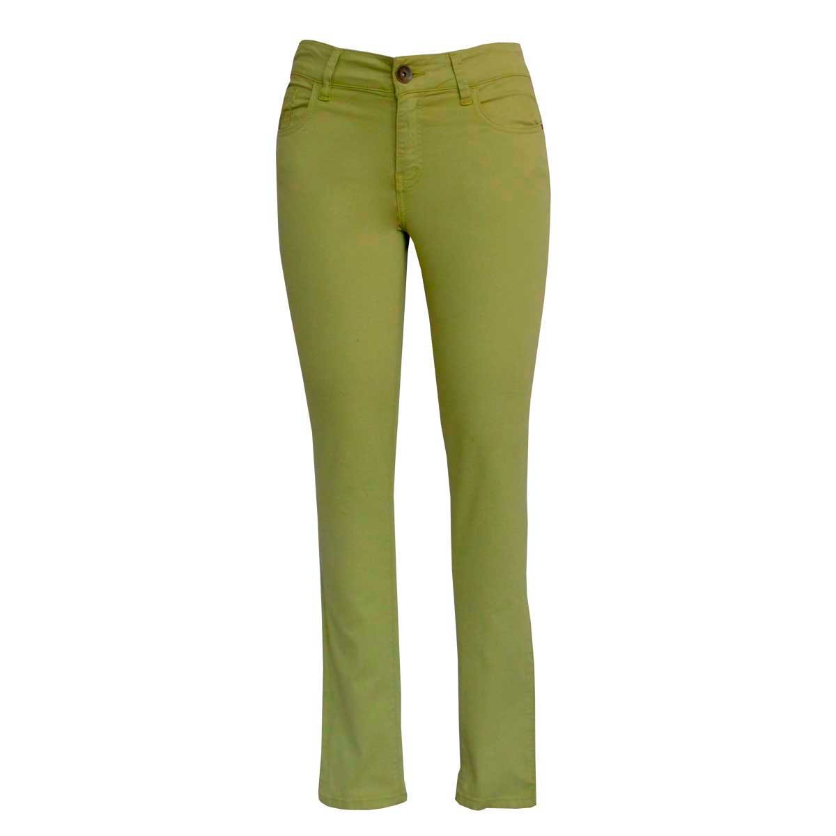 Jeans Verde Liso Foley\'s