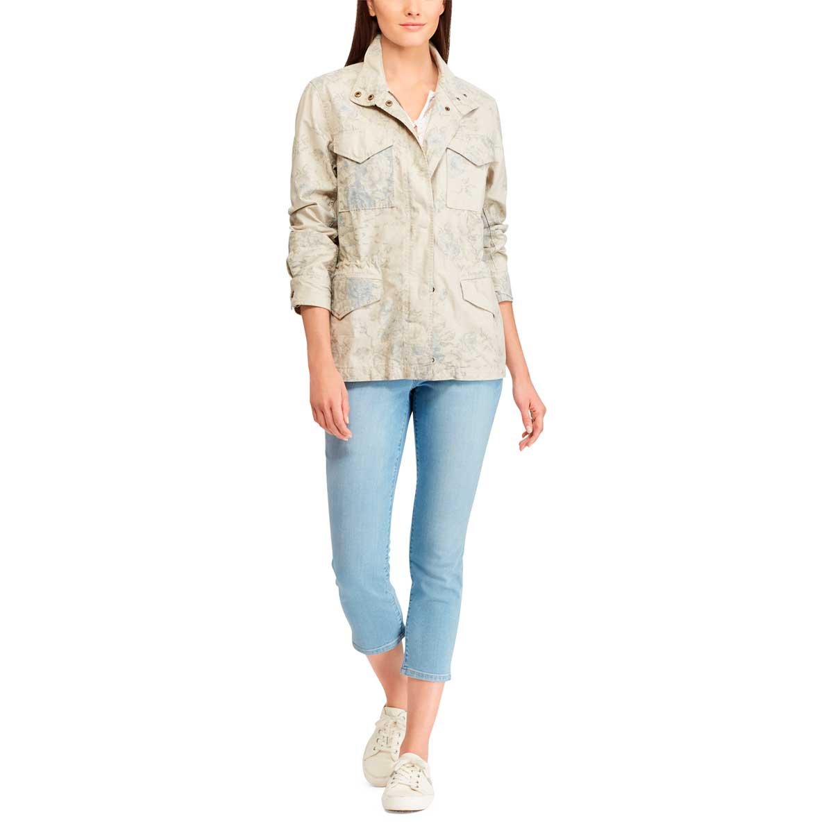 Chamarra Estampada de Flores Chaps