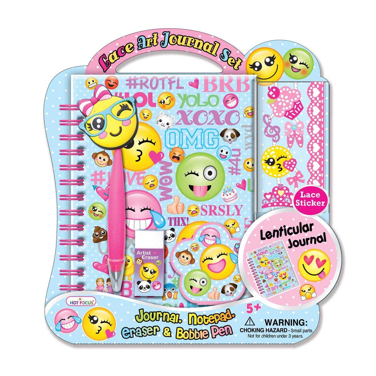 Diario 3D Lace Art Journal Set Hot Focus