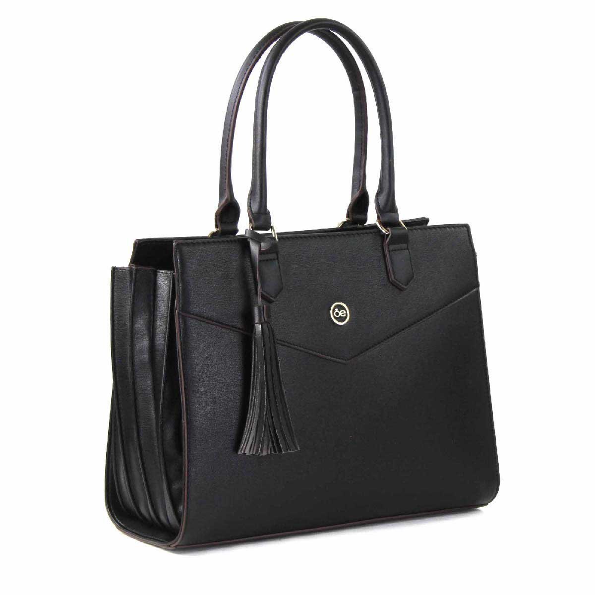 Bolsa Negra Estilo Tote Cloe