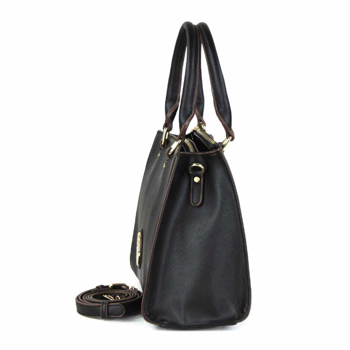 Bolsa Negra Estilo Tote Cloe