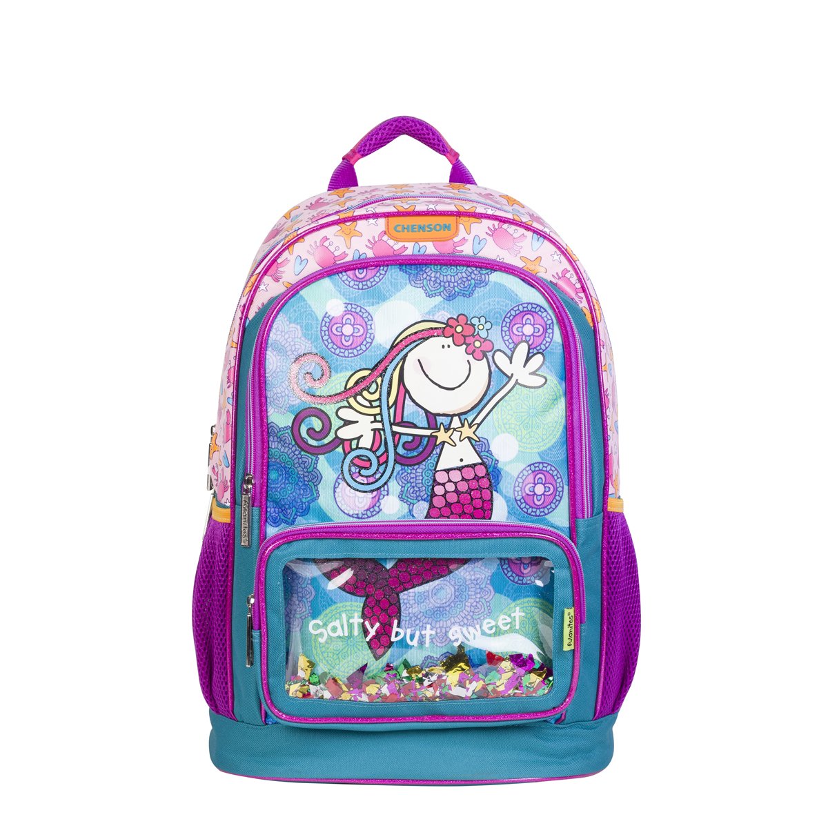 Mochila Tipo Backpack Grande Azul Fulanitosv Chenson