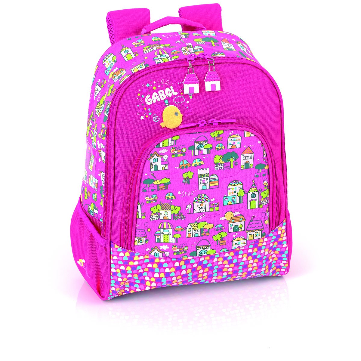 Mochila Tipo Backpack Bebe Rosa de Pollito Gabol