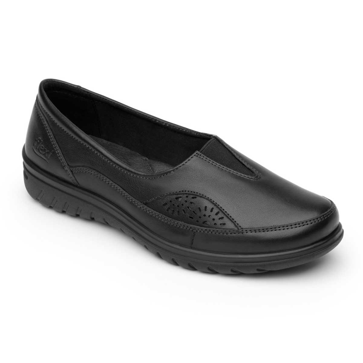 Mocasín Negro Jane Flexi