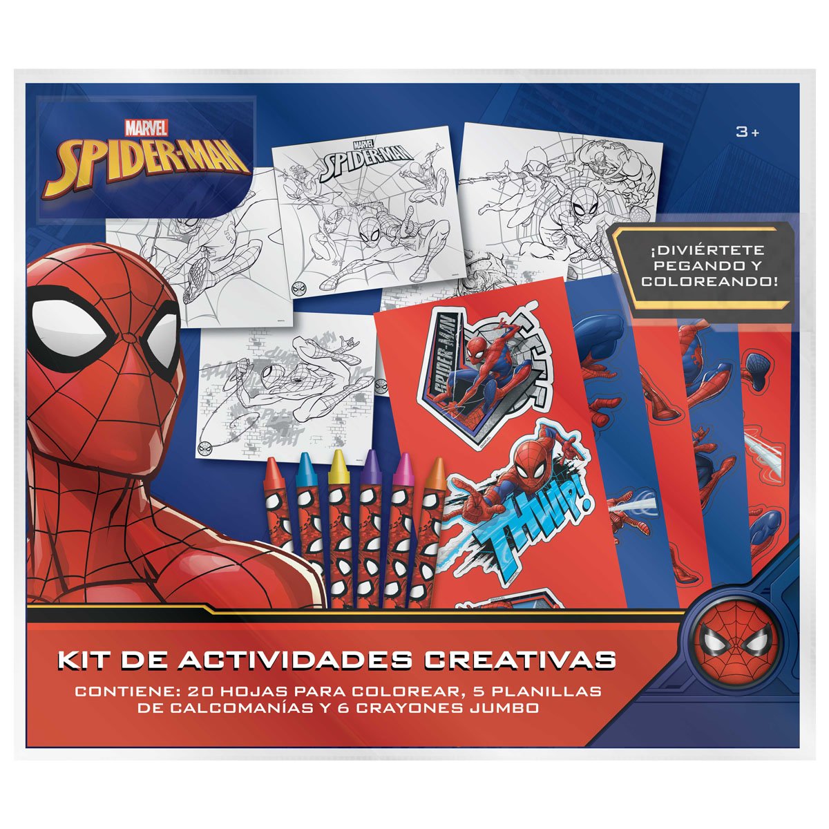 Set de Actividades Creativas Spiderman Golden Toys