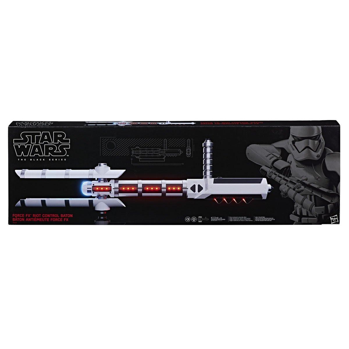 Star Wars Force Fx Z6 Riot Control Baton The Black Series Hasbro