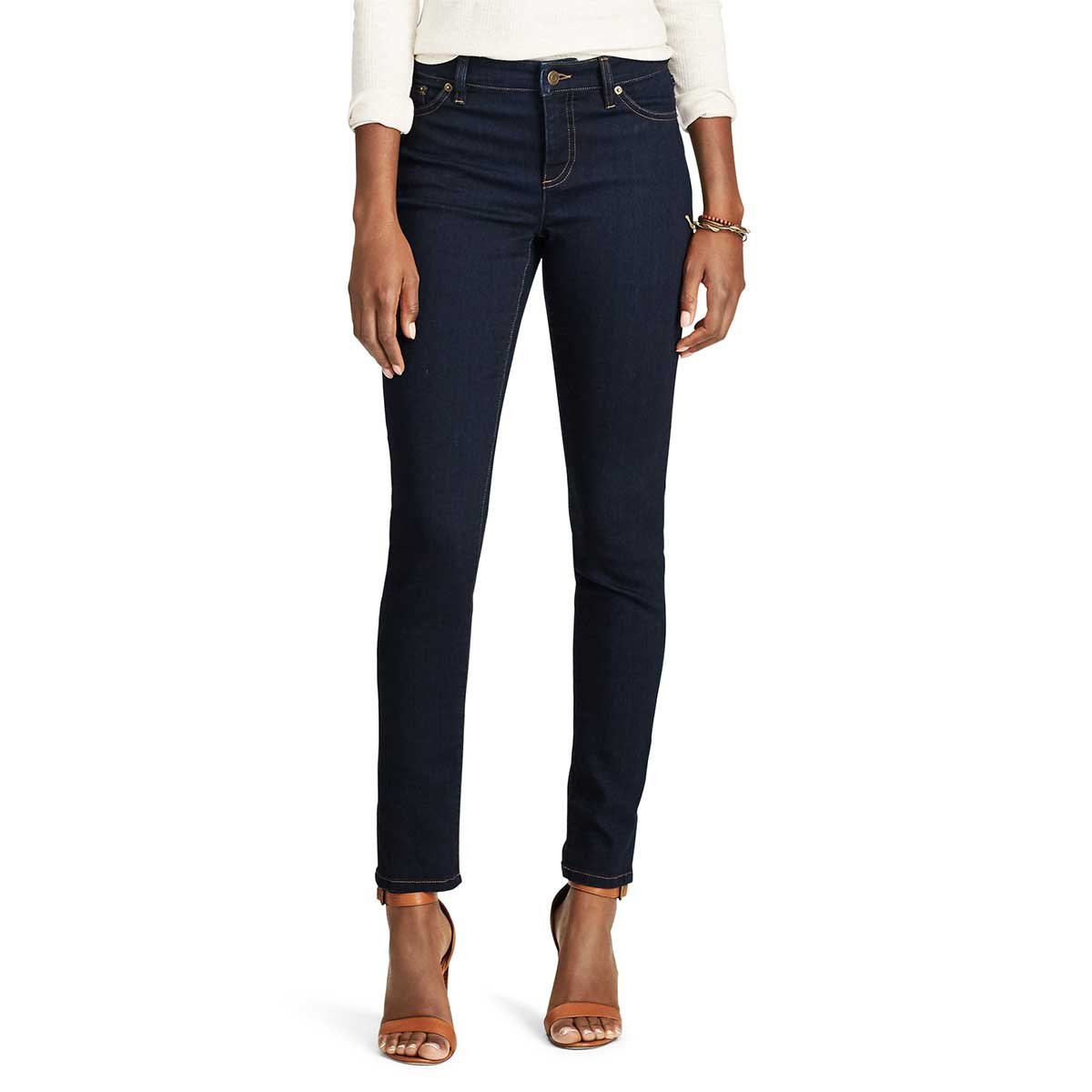 Pantalón de Mezclilla Corte Skinny Chaps