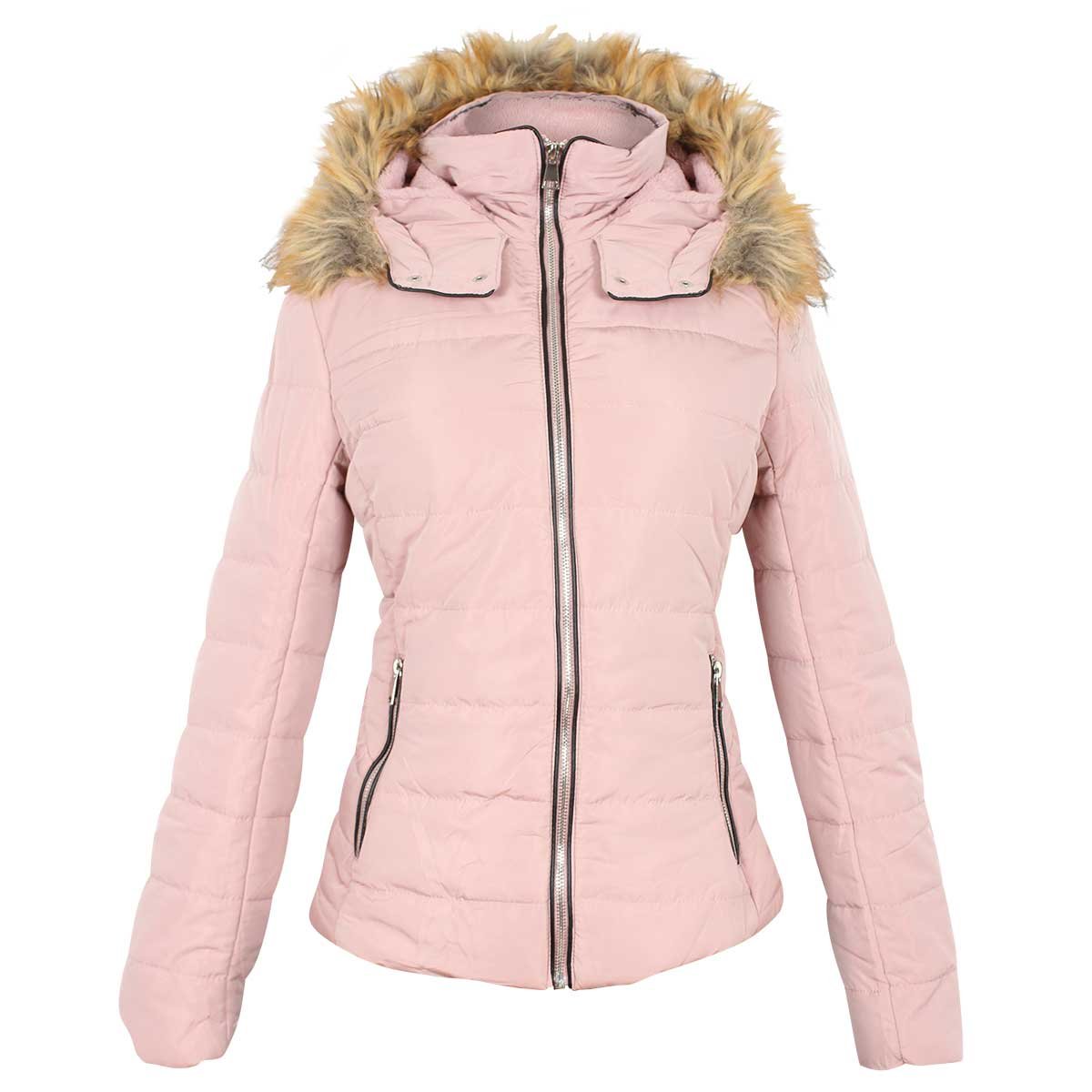 Chamarra Rosa con Capucha Basel