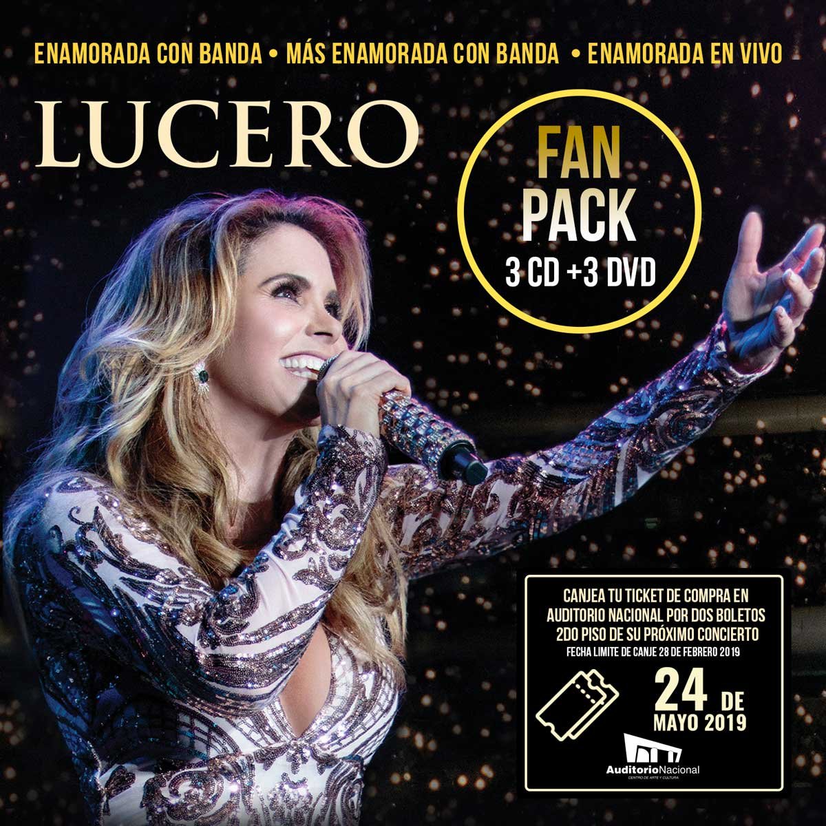 Cd+Dvd Lucero Enamorada Fan Pack (Promo Boletos)