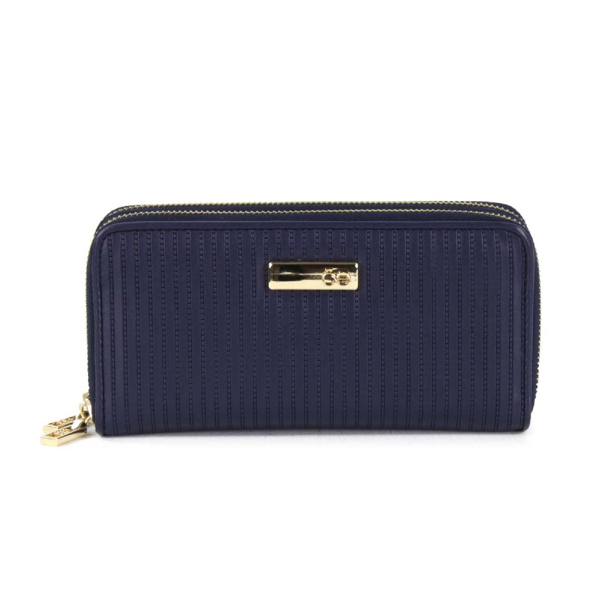 Cartera Azul con Detalle Pespuntes Cloe