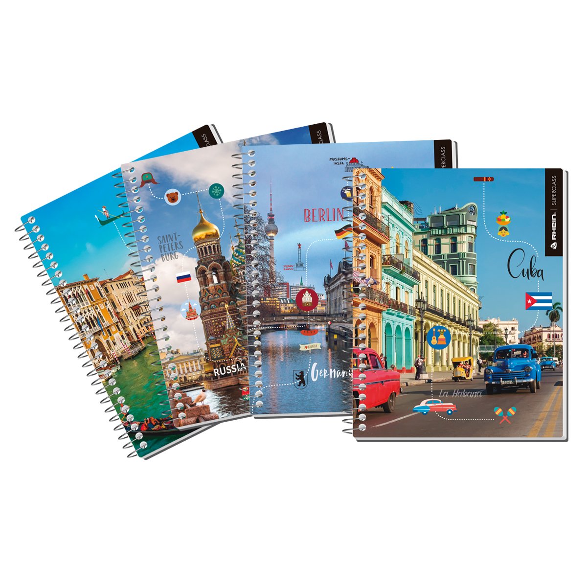 Cuaderno Profesional Raya 150 Hojas Rhein