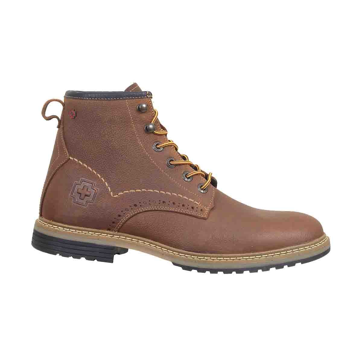 Bota de Piel Casual Antiderrapante Swiss Brand