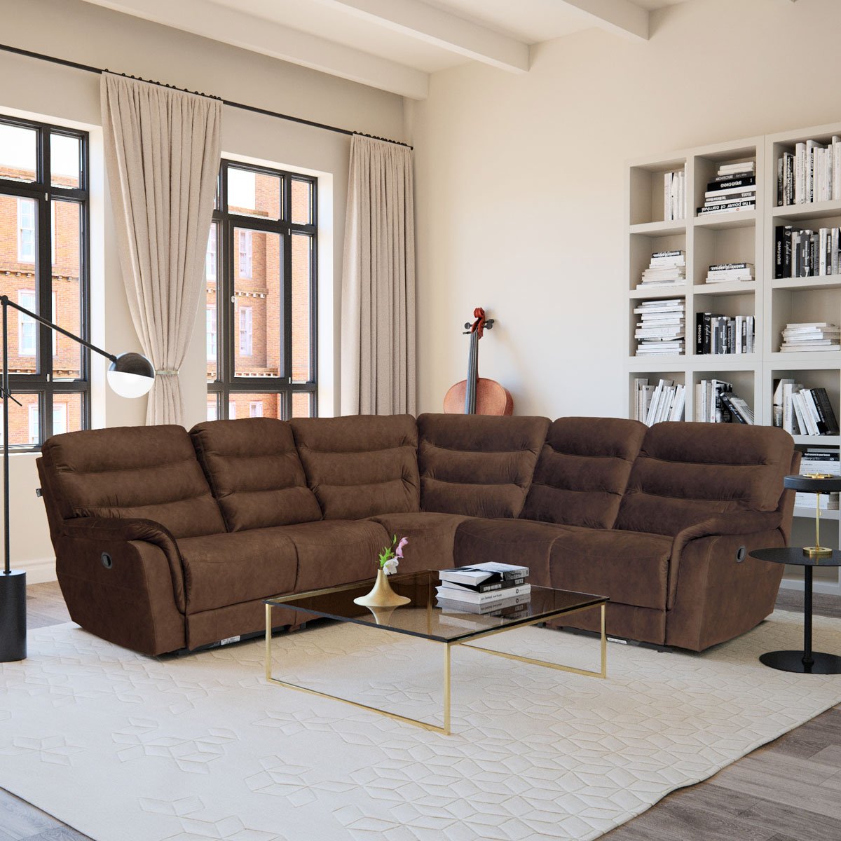 Sala Seccional Reclinable Duero Chocolate Boal