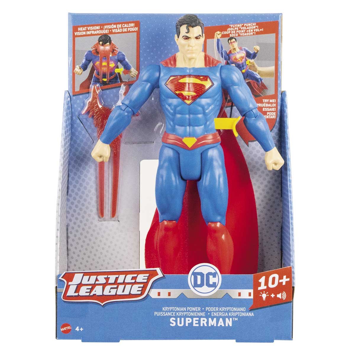 Figura Dc Comics Justice Superman 12" Mattel