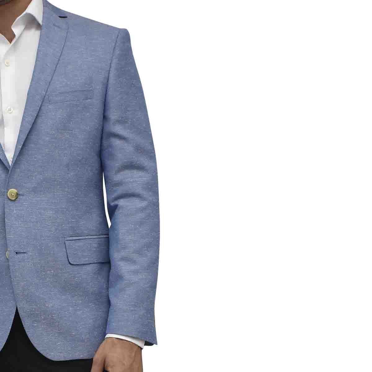 Saco Slim Color Azul Medio Underwood