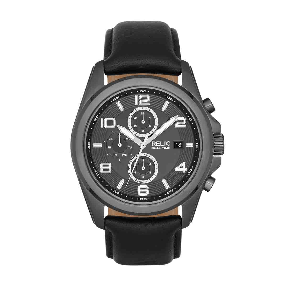 Reloj para Caballero Color Negro Relic