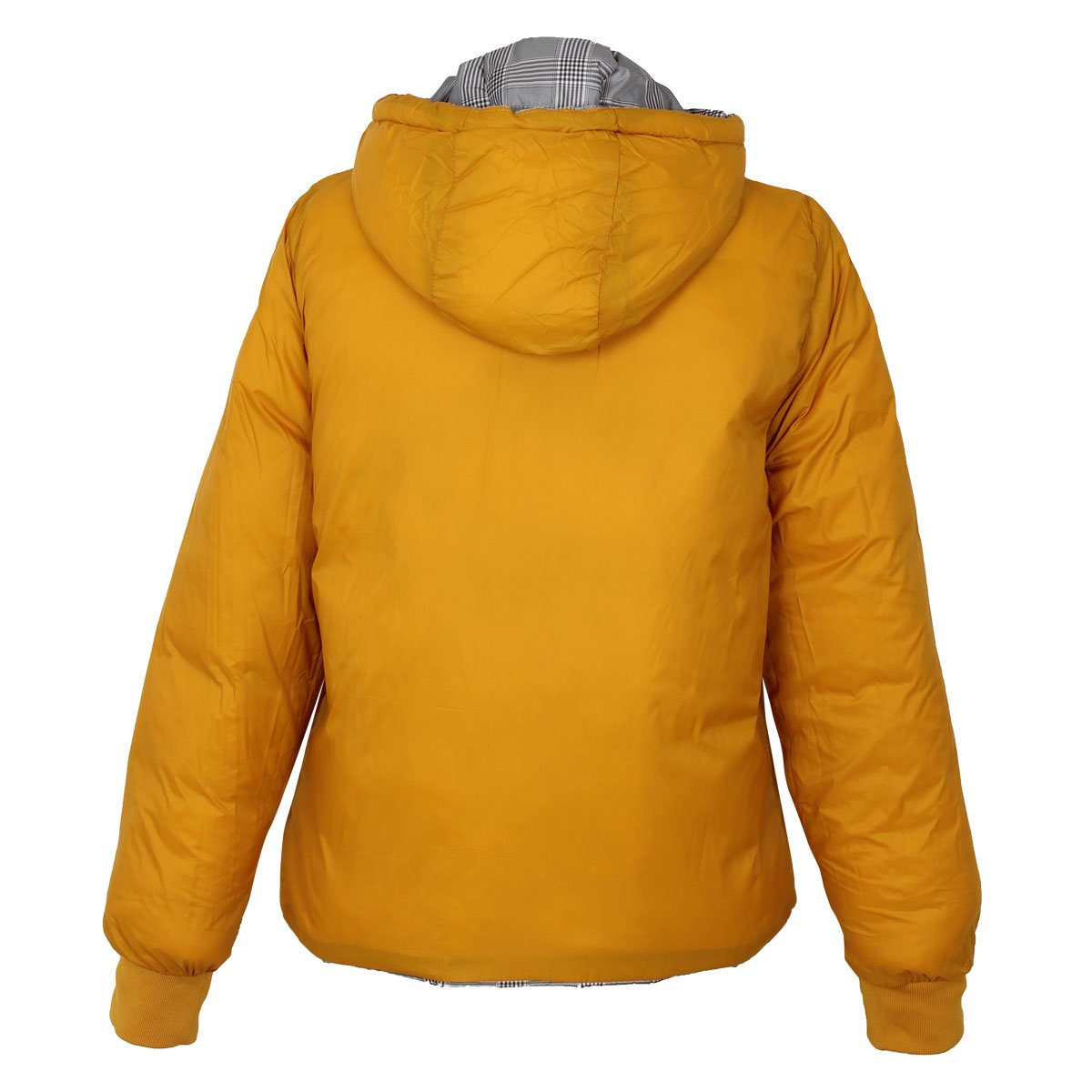 Chamarra Amarilla Doble Vista con Gorra Elle para Mujer