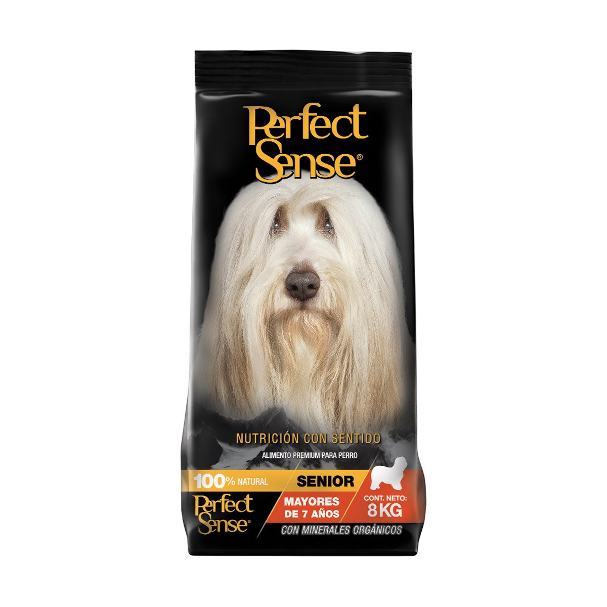 Alimento Senior para Perro Adulto Bulto de 8Kg Perfect Sense
