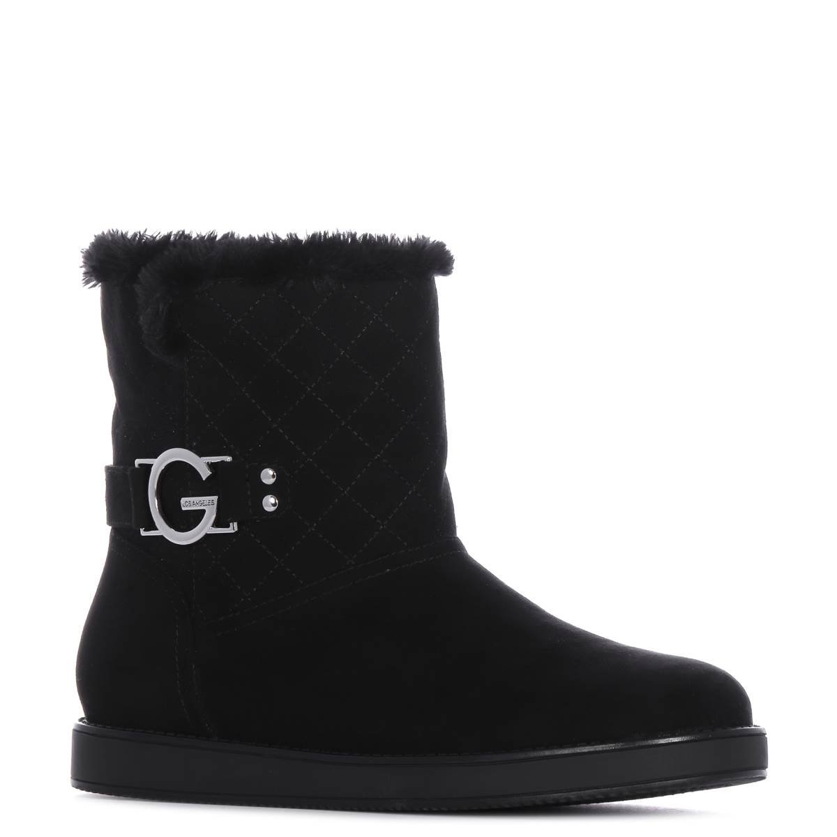 Botas con Detalle Metálico Color Negro G By Guess