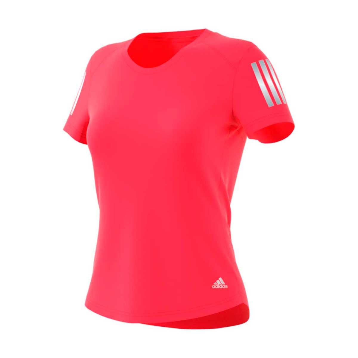 Playera Roja Running Adidas - Dama