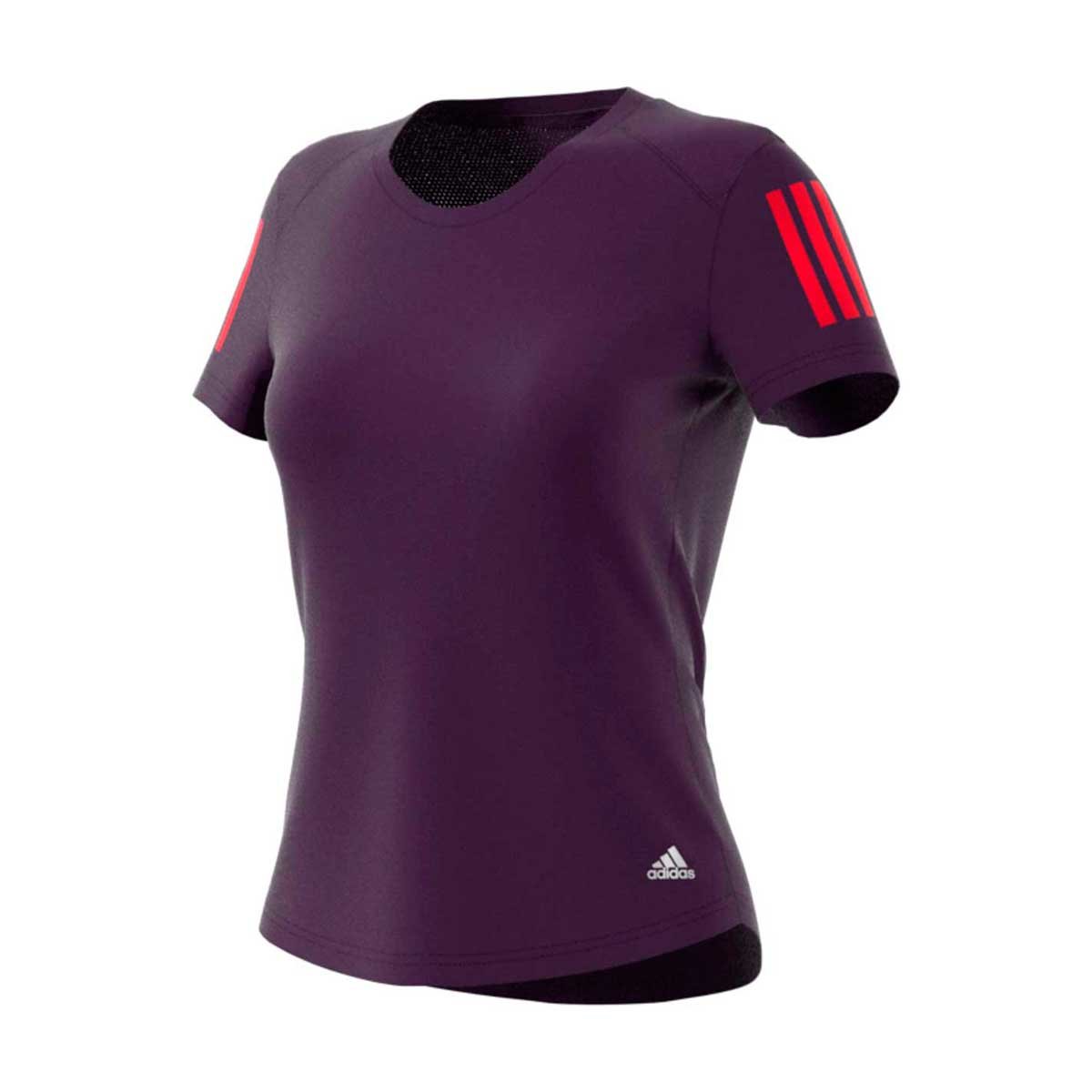 Playera Negra Runnning Adidas - Dama
