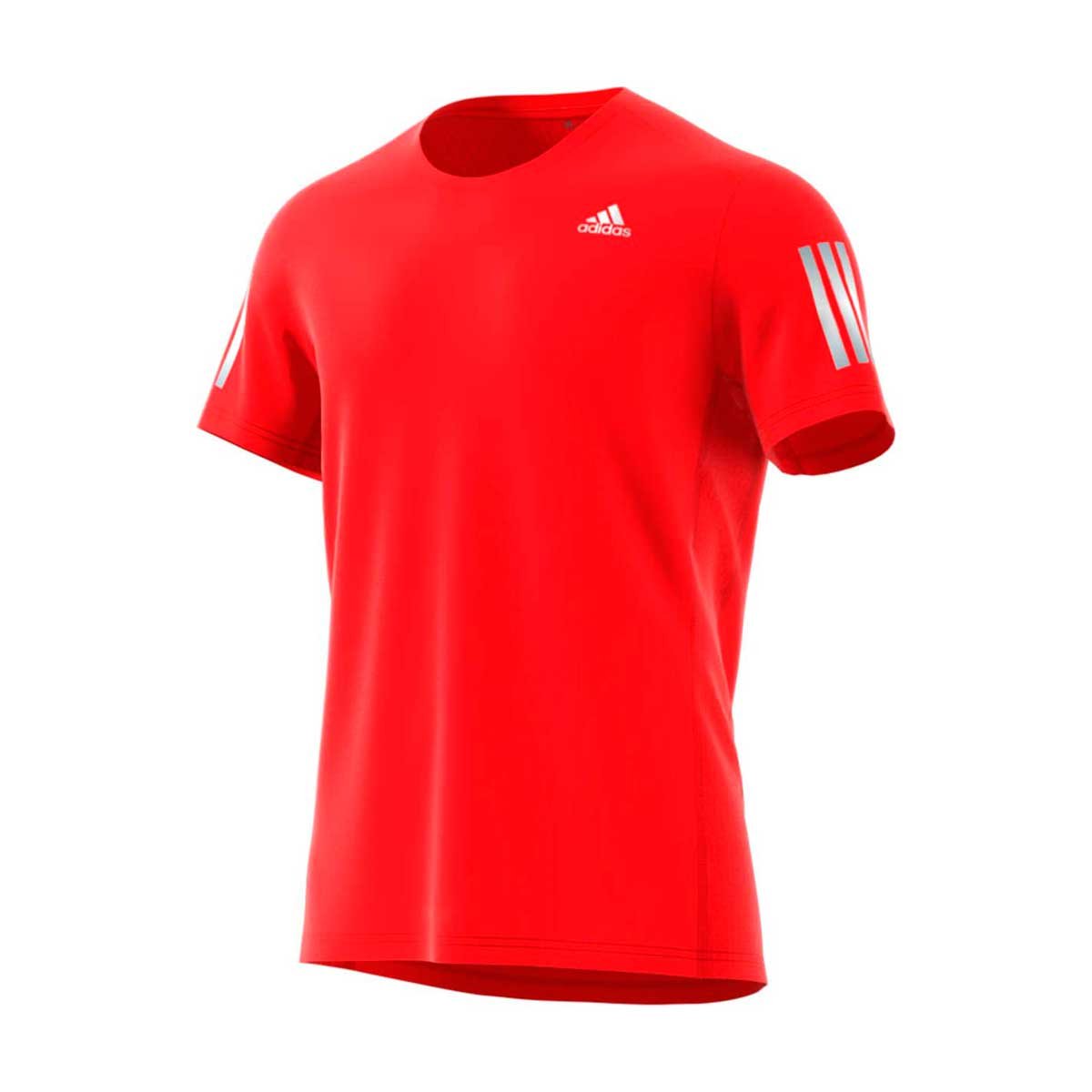 Playera Roja Running Adidas - Caballero