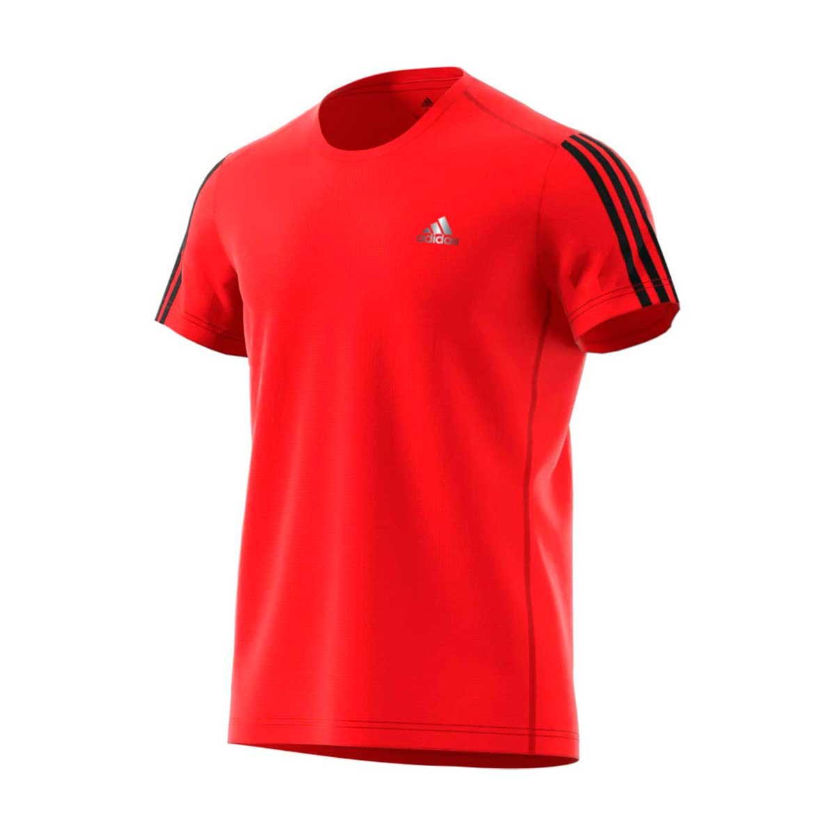 Playera Roja Running Adidas - Caballero