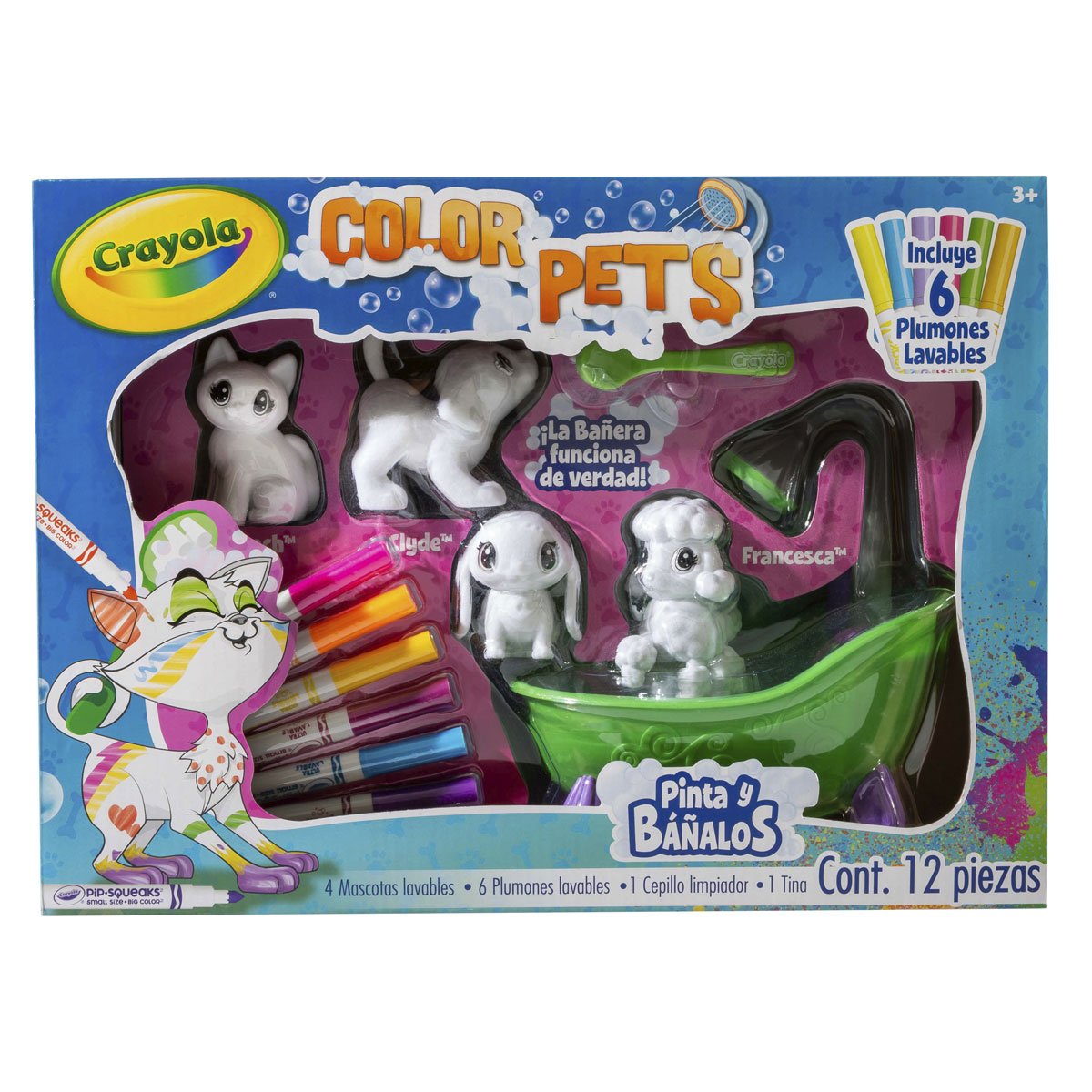 Color Pets Diversión en la Bañera Crayola