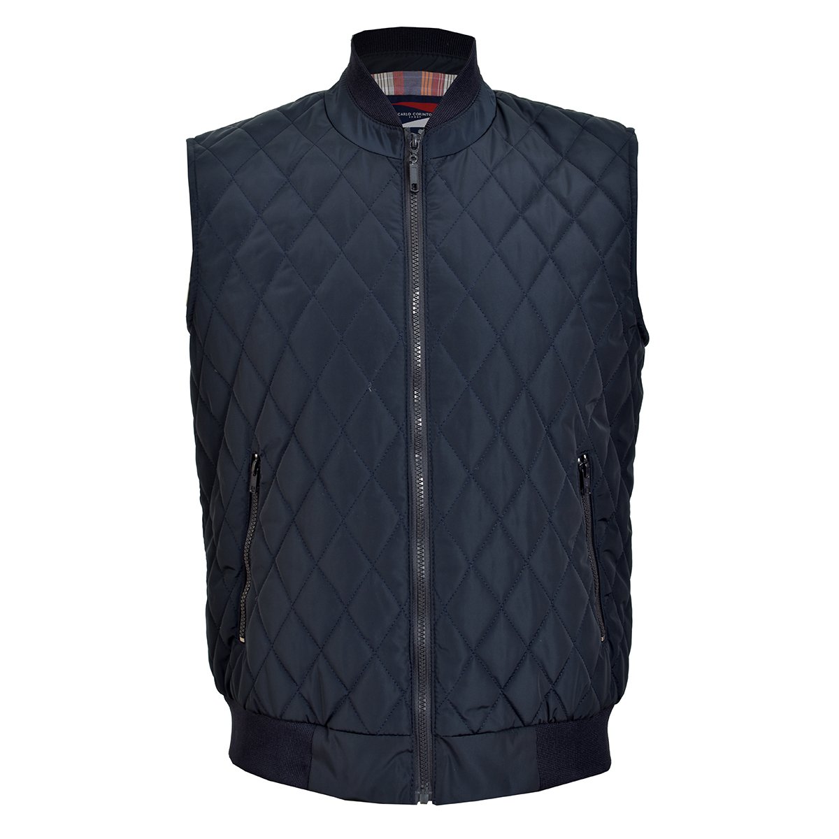 Chaleco Poliester Fino Capitonado Rombo