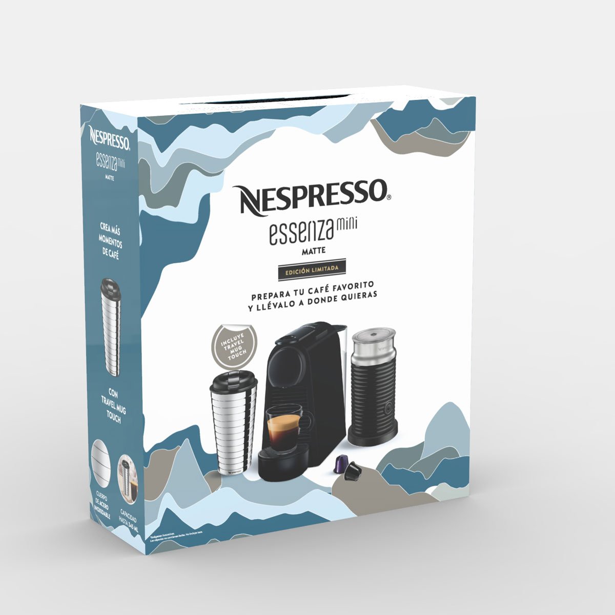 Essenza Matte + Aeroccino + Termo Nespresso