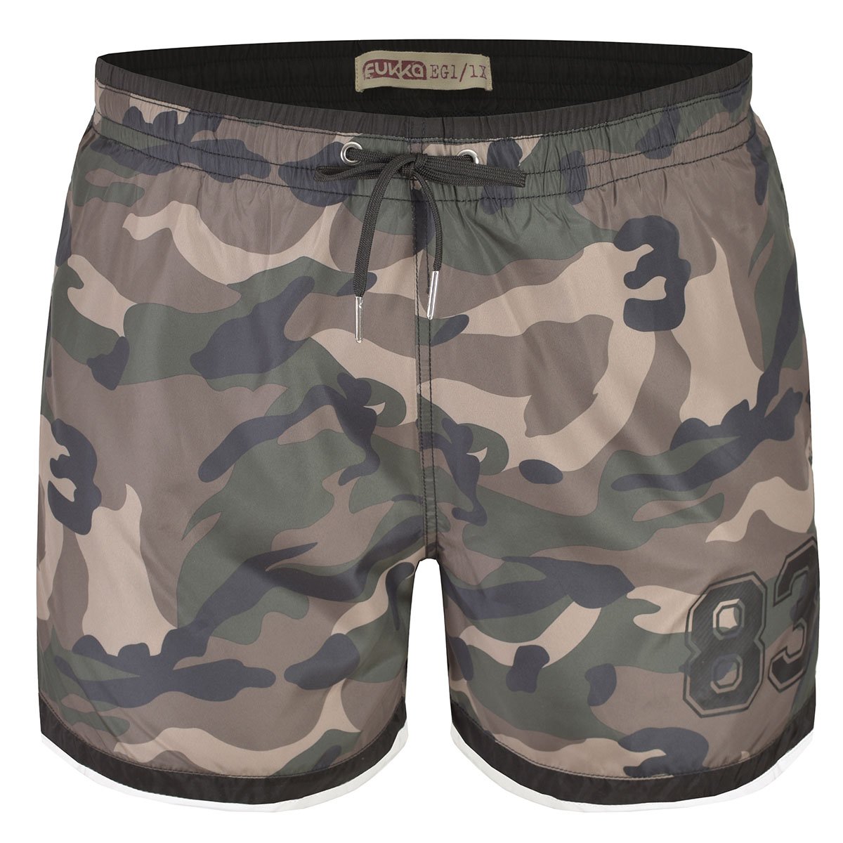 Traje De Baño Camuflaje Fukka Plus Para Caballero