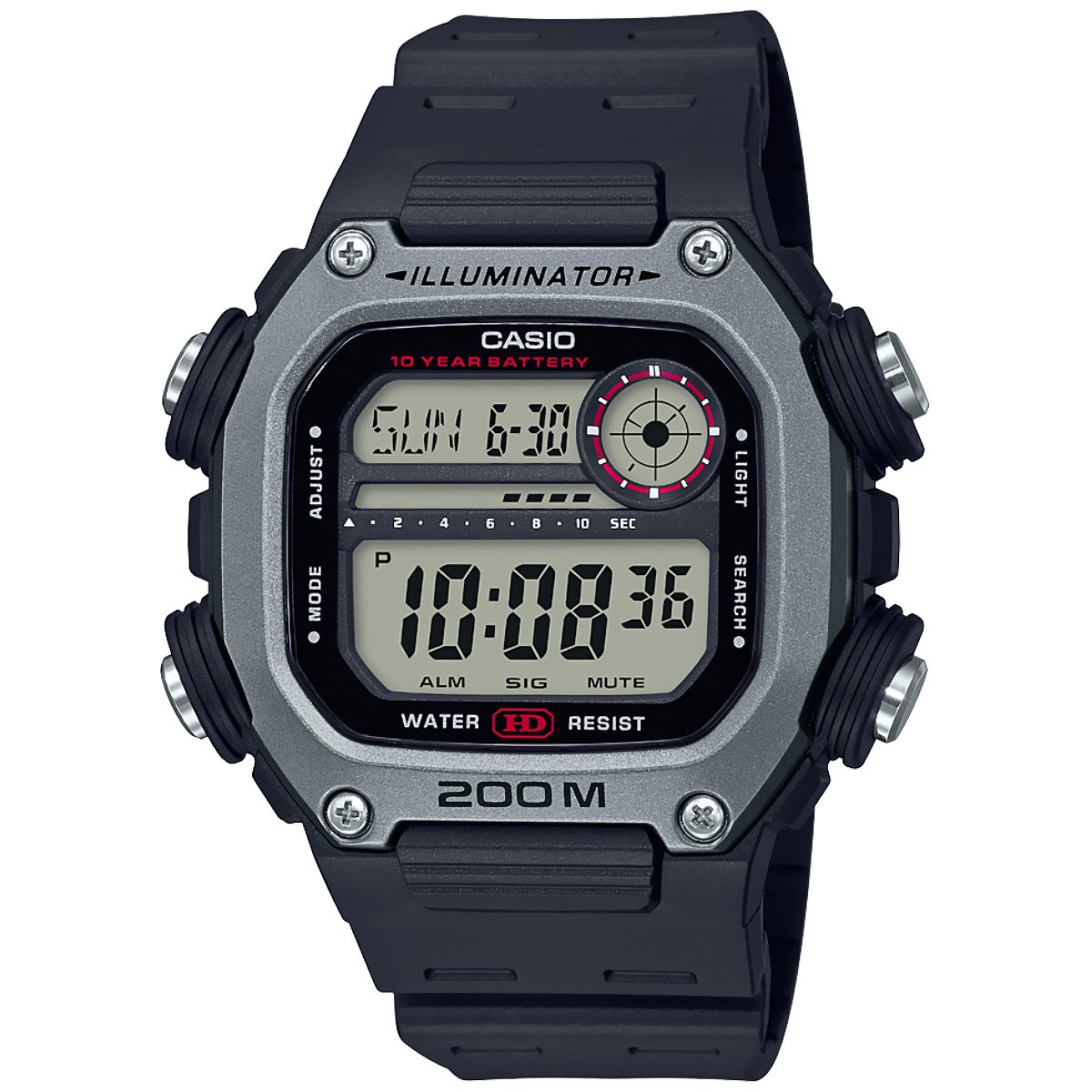 Reloj Negro Casio Unisex