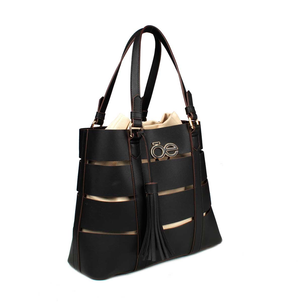 Bolso Tote Negro Cloe