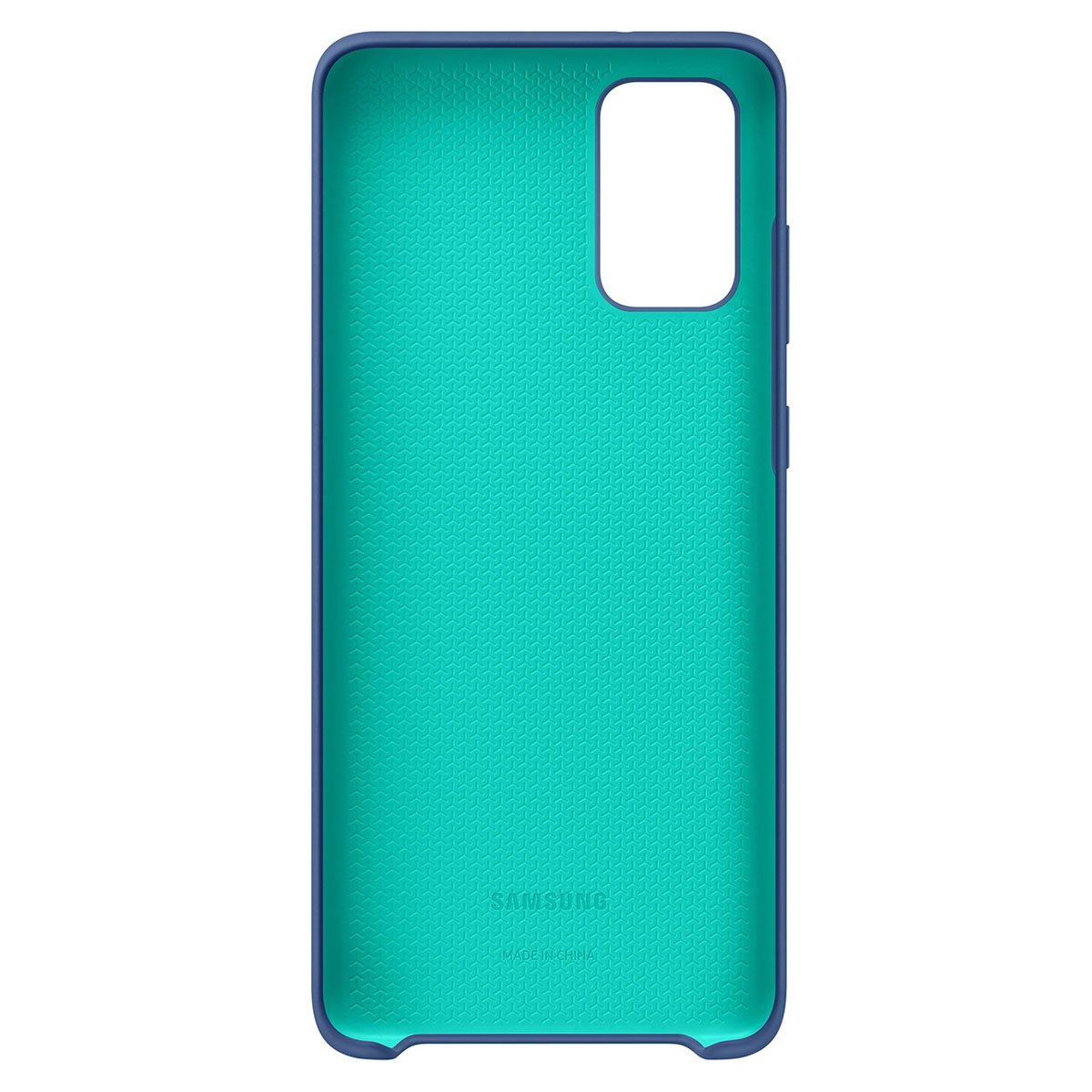 Funda Azul De Silicón Para Samsung Galaxy S20 Plus