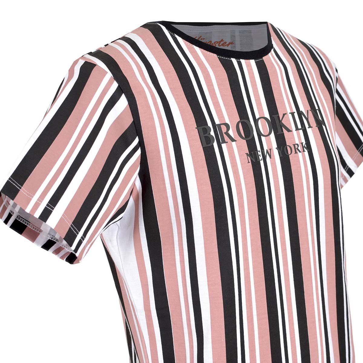 Playera Rosa con Líneas Verticales Yöngster para Caballero