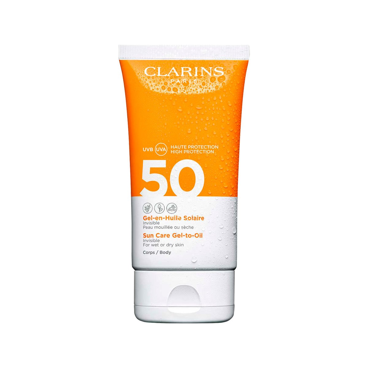Protector Solar para Cuerpo Clarins Spf 50, 150 Ml