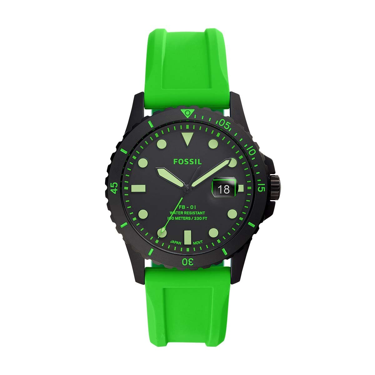 Reloj Unisex Verde Fossil