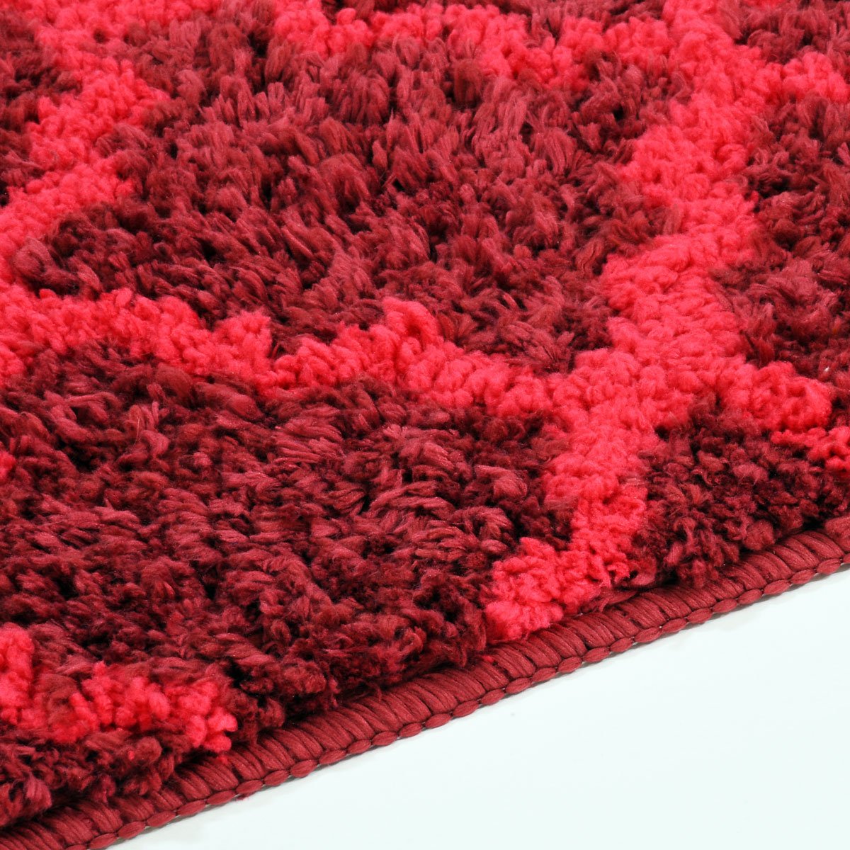 Home Nature Tapete Rombos Cereza 100% Microfibra 45X70 Cm