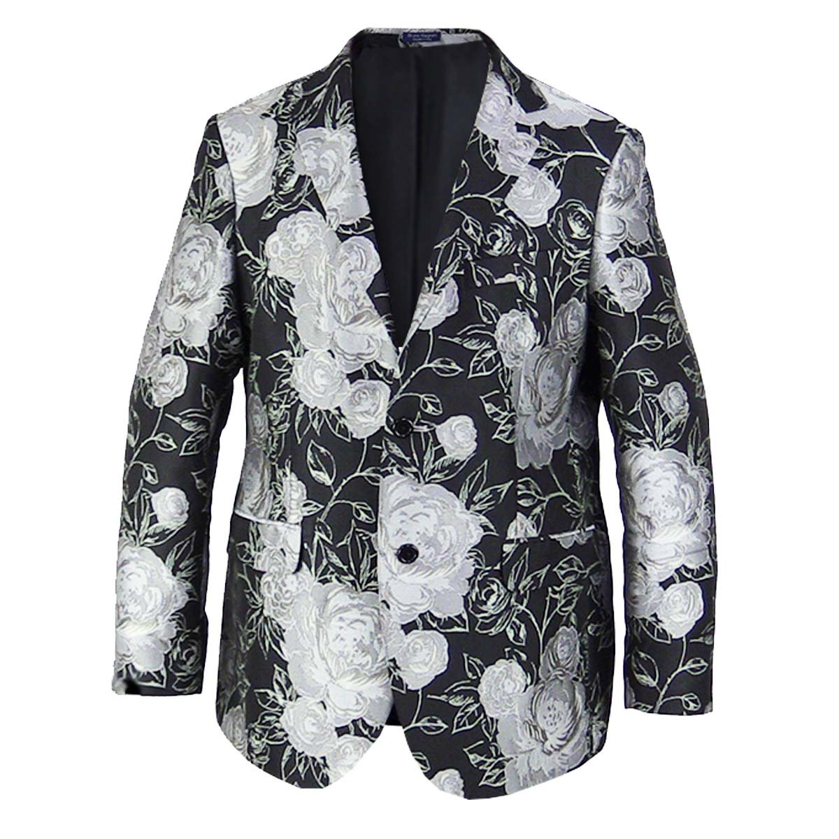 Saco de Vestir Caballero Bruno Magnani Color Gris con Negro