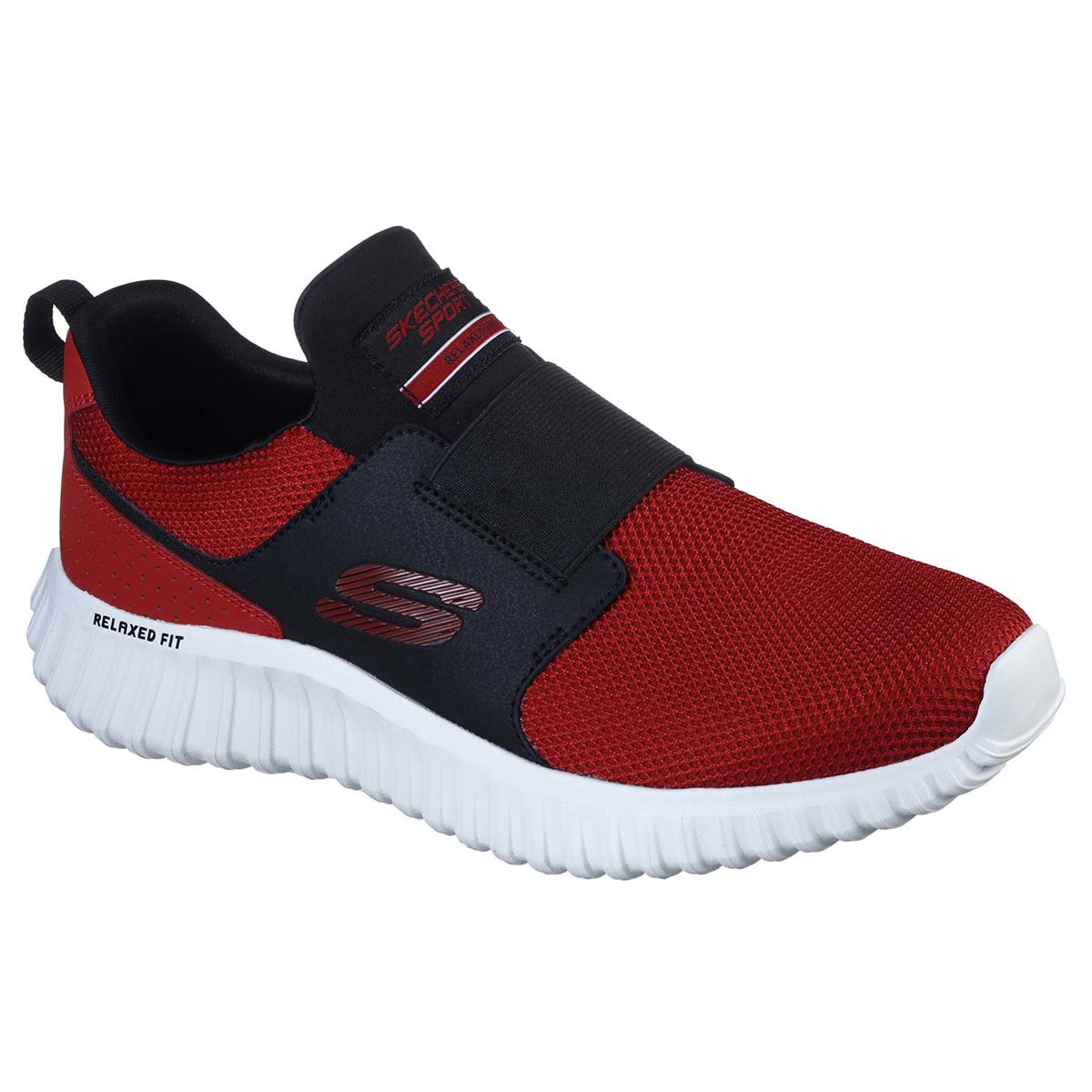 Tenis Textil Rojo Combinado para Caballero Skechers